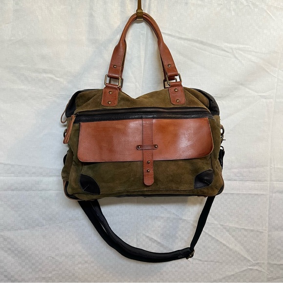 Amsterdam Heritage | Bags | Amsterdam Heritage Olive Camel Suede ...